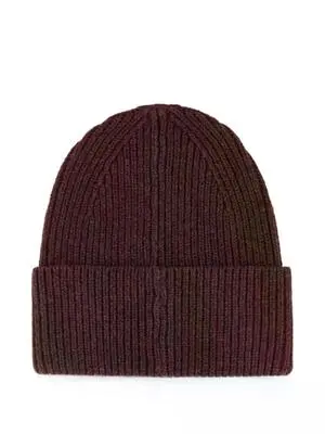 Isabel Marant Étoile Ribbed-knit Logo-embroidered Beanie Hat
