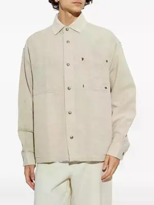 Palm Angels Logo-embroidered Patch-pocket Shirt