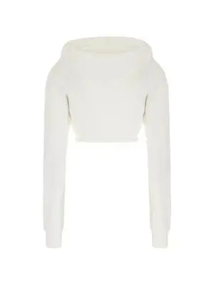 Balenciaga Cropped Zip-up Hoodie