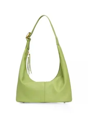 COCCINELLE Grained Leather Shoulder Bag
