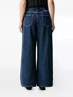 Karl Lagerfeld Wide-leg Jeans - Blue