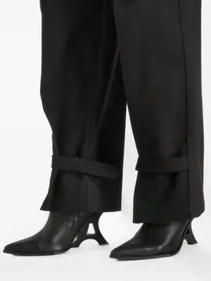 Manière De Voir Danielle Tailored Pleated Cargo Trousers