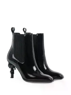 Karl Lagerfeld Heeled Ankle Boots - Black