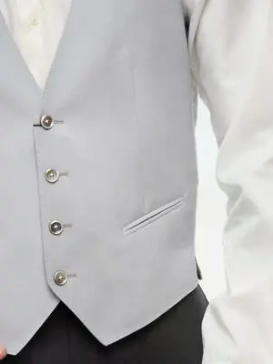 Corneliani Single-breasted Wool Waistcoat
