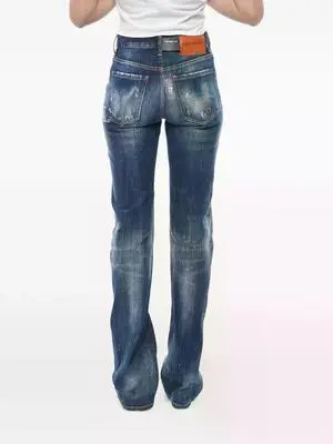 Dsquared2 Dalma Angel Distressed-effect Jeans
