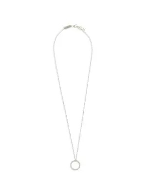 MAISON MARGIELA Numeric Engraved Ring-pendant Necklace - Silver