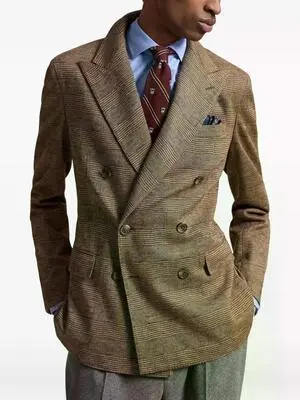 Polo Ralph Lauren Polo Soft Double-breasted Check Jacket