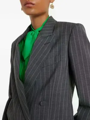 Valentino Garavani Pinstriped Double-breasted Jacket