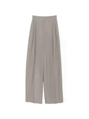 MUGLER Pleated Wide-leg Trousers