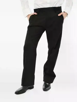 Dsquared2 Belt-loops Concealed-closure Trousers - Black