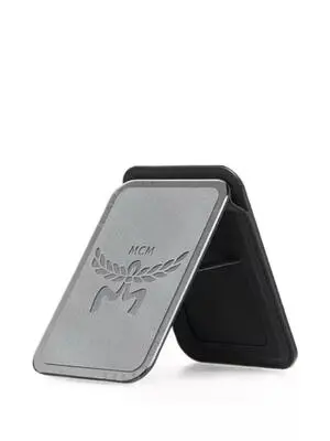 Mcm Logo-engraved Folding Phone Stand - Silver