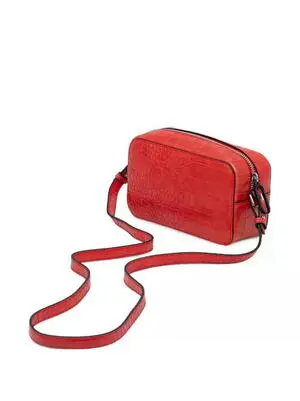 Karl Lagerfeld Croc-effect Crossbody Bag