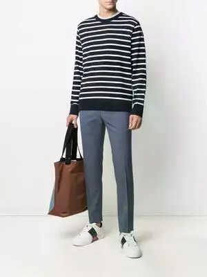 Paul & Shark Striped Fine-knit Jumper