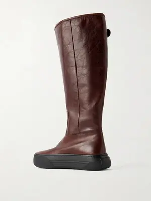 Chloé Delia Leather Knee Boots