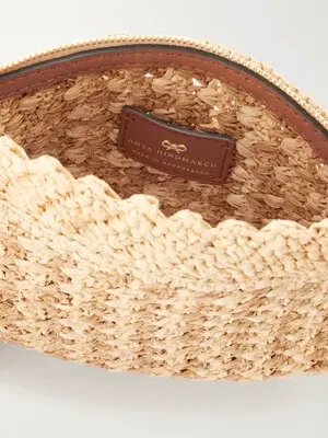 ANYA HINDMARCH Fish Raffia Clutch