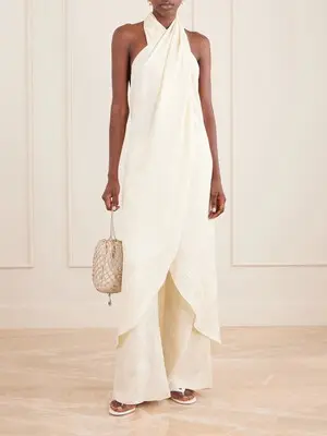 Johanna Ortiz Silent Water Satin-jacquard Tunic
