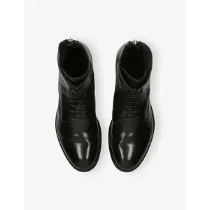 Officine Creative Hive Leather Ankle Boots - Black