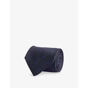 TOM FORD Polka Dot Silk Tie - Navy