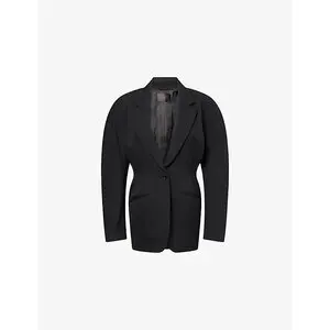 MUGLER Hourglass Tailored Wool Jacket