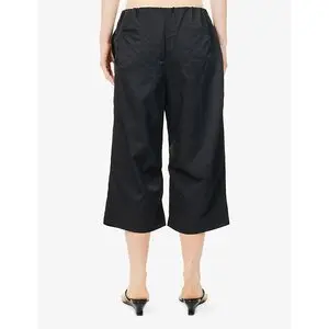 REFORMATION Arlette Cropped Woven Trousers