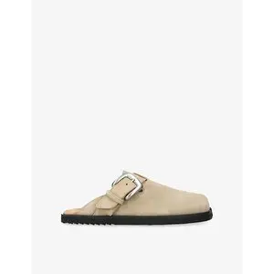 MAISON MARGIELA Tabi Daily Suede Mules - Khaki