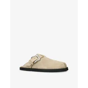 MAISON MARGIELA Tabi Daily Suede Mules - Khaki