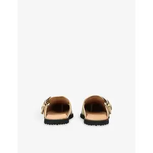 MAISON MARGIELA Tabi Daily Suede Mules - Khaki