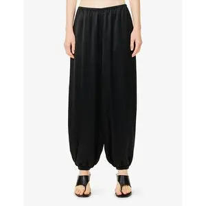REFORMATION Aven Balloon-leg Satin Trousers