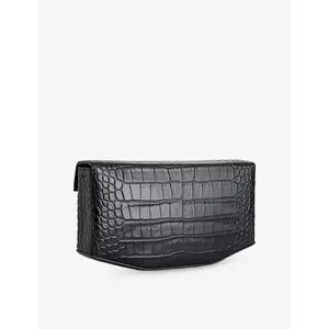 TOTEME Clip Mini Lizard-effect Leather Cross-body Bag