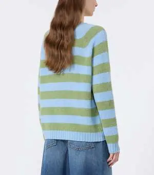 Max Mara Stripe Crew-neck Sweater