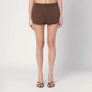 ENTIRE STUDIOS Cotton Shorts - Brown