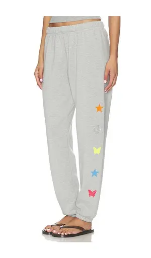 Lauren Moshi Tanzy Boyfriend Sweatpant In . Also - Grey