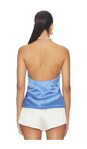 Retrofete Milani Top In . Also - Blue