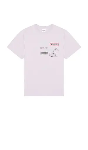 STUDENTS GOLF Golf Theory Short Sleeve T-shirt In . Also - Lavender