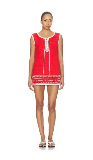 Posse Cody Tunic Top In . Also - Red