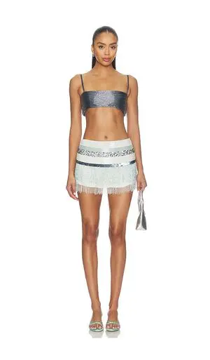 ASTA RESORT Iris Hand Beaded Bralette In . Also