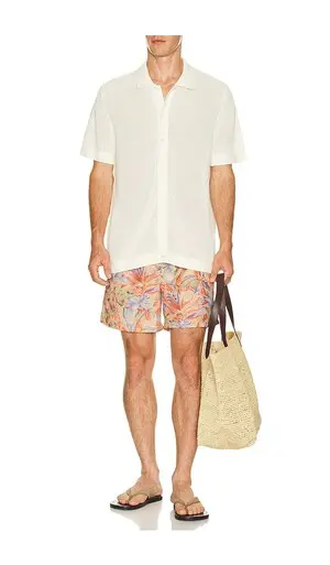 BATHER Macaw Jungle Swim Trunk In . Also