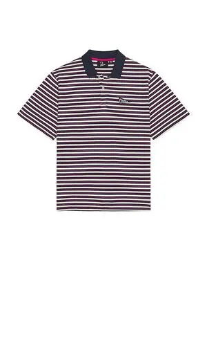 PARRA Flag Striper Polo Shirt In . Also