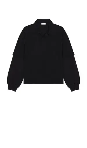 AGOLDE Curren Double Sleeve Polo In . Also