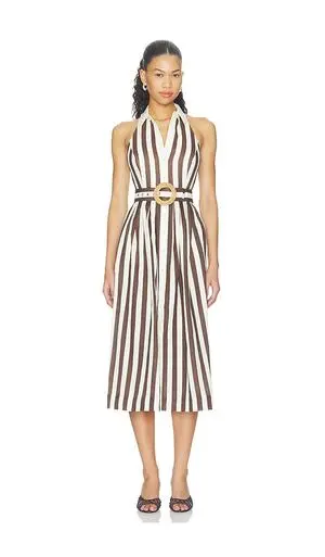 Cara Cara Quentin Midi Dress In . Also - Brown