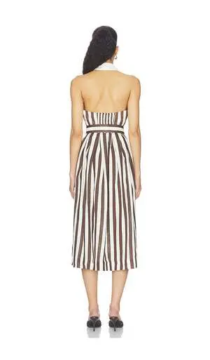 Cara Cara Quentin Midi Dress In . Also - Brown