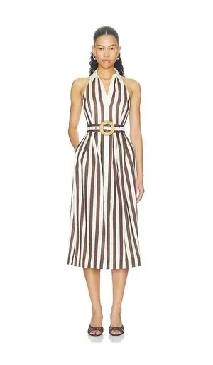 Cara Cara Quentin Midi Dress In . Also - Brown