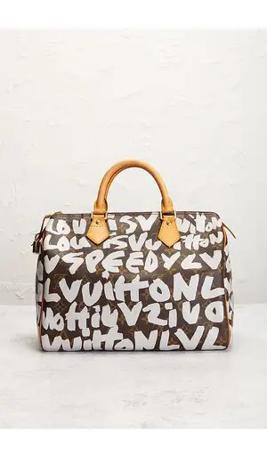 FWRD RENEW Louis Vuitton X Stephen Sprouse Monogram Graffiti Speedy 30 Handbag