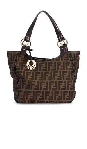 FWRD RENEW Fendi Zucca Chef Tote Bag - Brown
