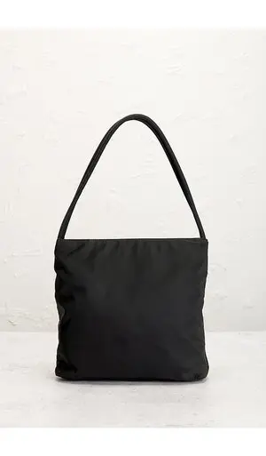 FWRD RENEW Prada Tessuto Flat Messenger Bag