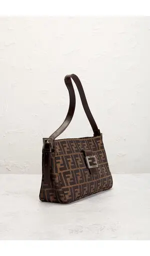 FWRD RENEW Fendi Zucca Shoulder Bag