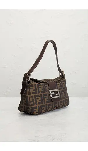 FWRD RENEW Fendi Zucca Shoulder Bag