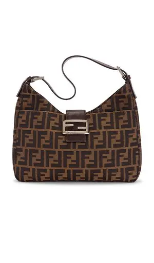 FWRD RENEW Fendi Zucca Shoulder Bag - Brown