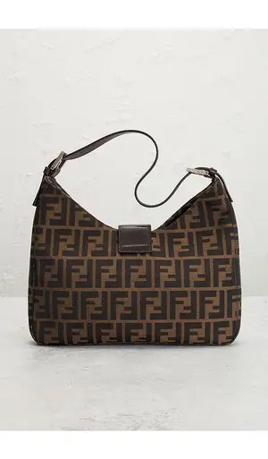 FWRD RENEW Fendi Zucca Shoulder Bag