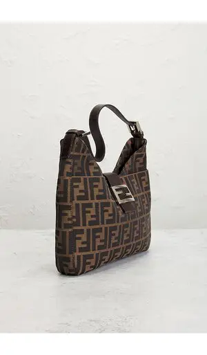 FWRD RENEW Fendi Zucca Shoulder Bag